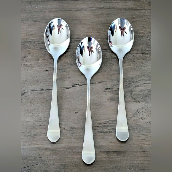 Gourmet Settings | Dining | 3 Oval Place Dinner Spoons Gourmet Settings ...